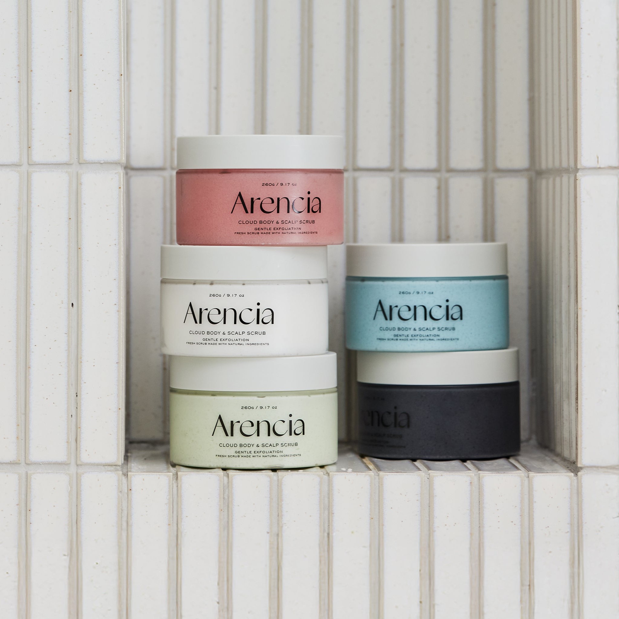 (Arencia) Fresh Cloud Body & Scalp Scrub [French Mint & Lily] 260g ...